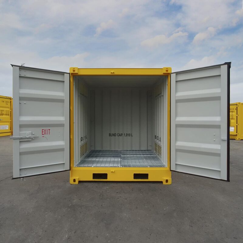 8’HC Dangerous Goods Container - M&B Equipment Sales & Rentals